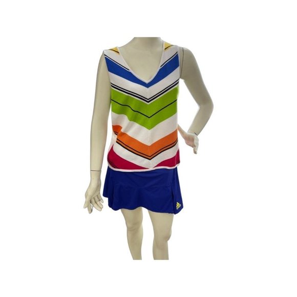 adidas | Skirts | Adidas Blue And Yellow Golf Skort | Poshmark